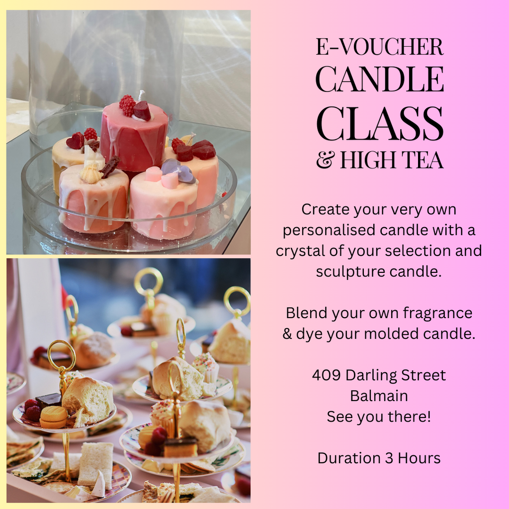 E Gift Voucher - Candle Making Class with High Tea – Angel Aromatics