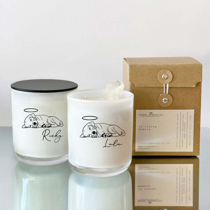 Dog Memorial Candle | Angel Aromatics