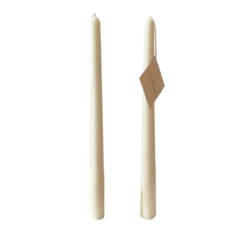 Cream Twin Set Taper Candles – Angel Aromatics