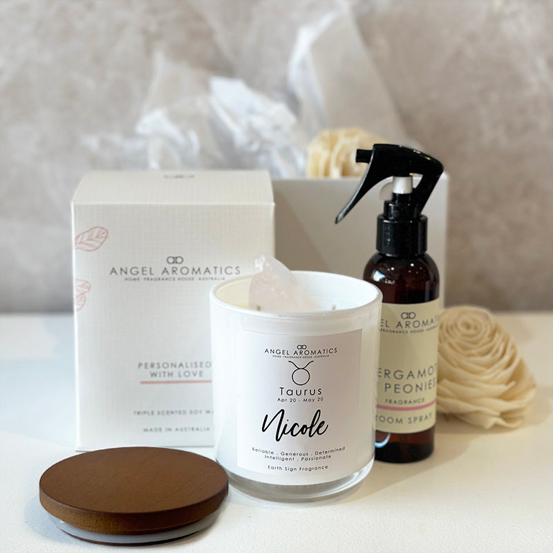 Personalised Zodiac Sign Hamper | Made in Australia – Angel Aromatics
